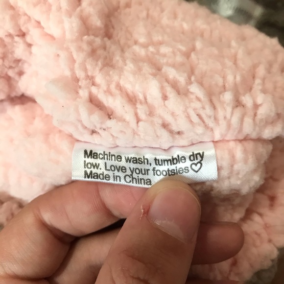 Shoes | Snuggle Bunny Punk And Gray Slippers | Poshmark